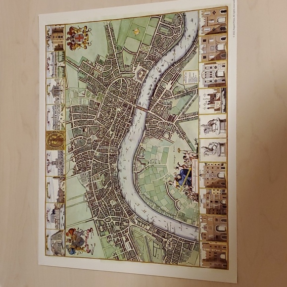 W. Hollar | Art | 7th Century Map Of London W Hollar C 1652 1677 Poster ...